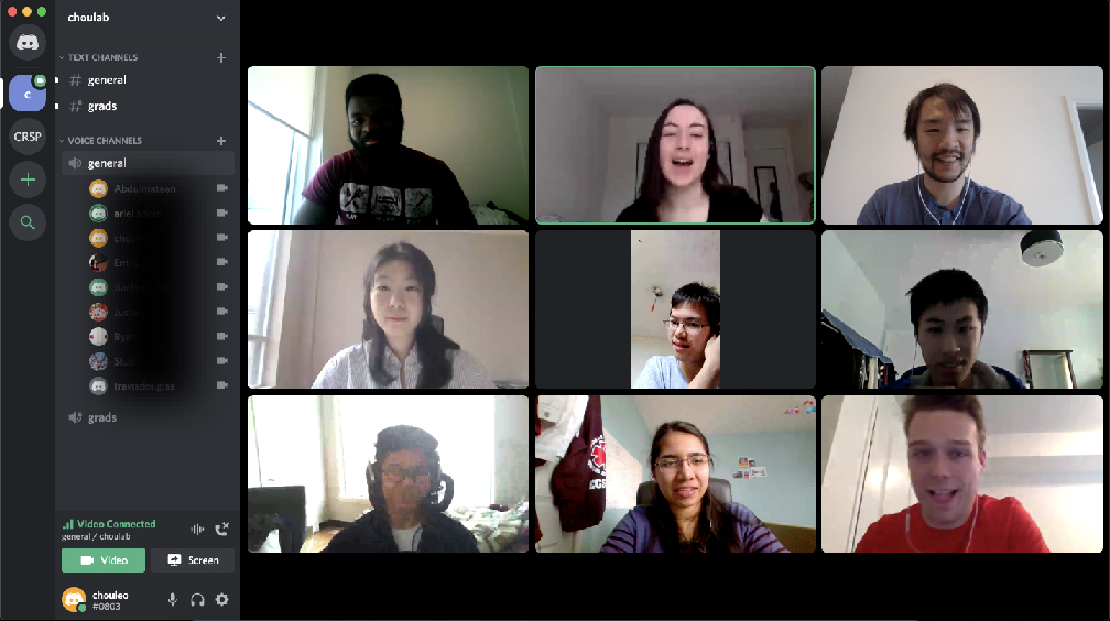 First Discord lab meeting | Chou Group at University of Toronto