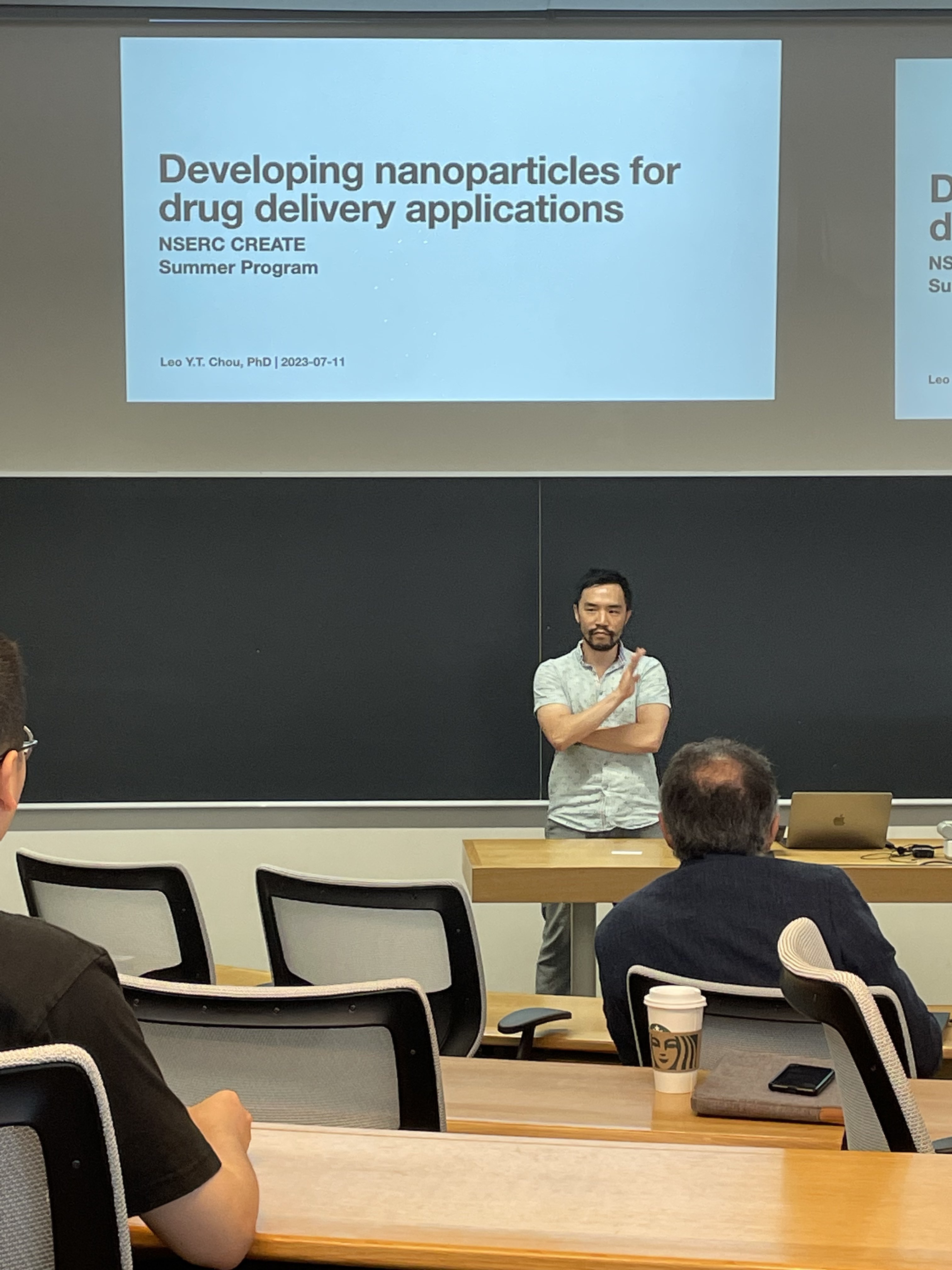 Leo gives a talk at the Industrial NSERC CREATE Summer School | Chou Group at University of Toronto